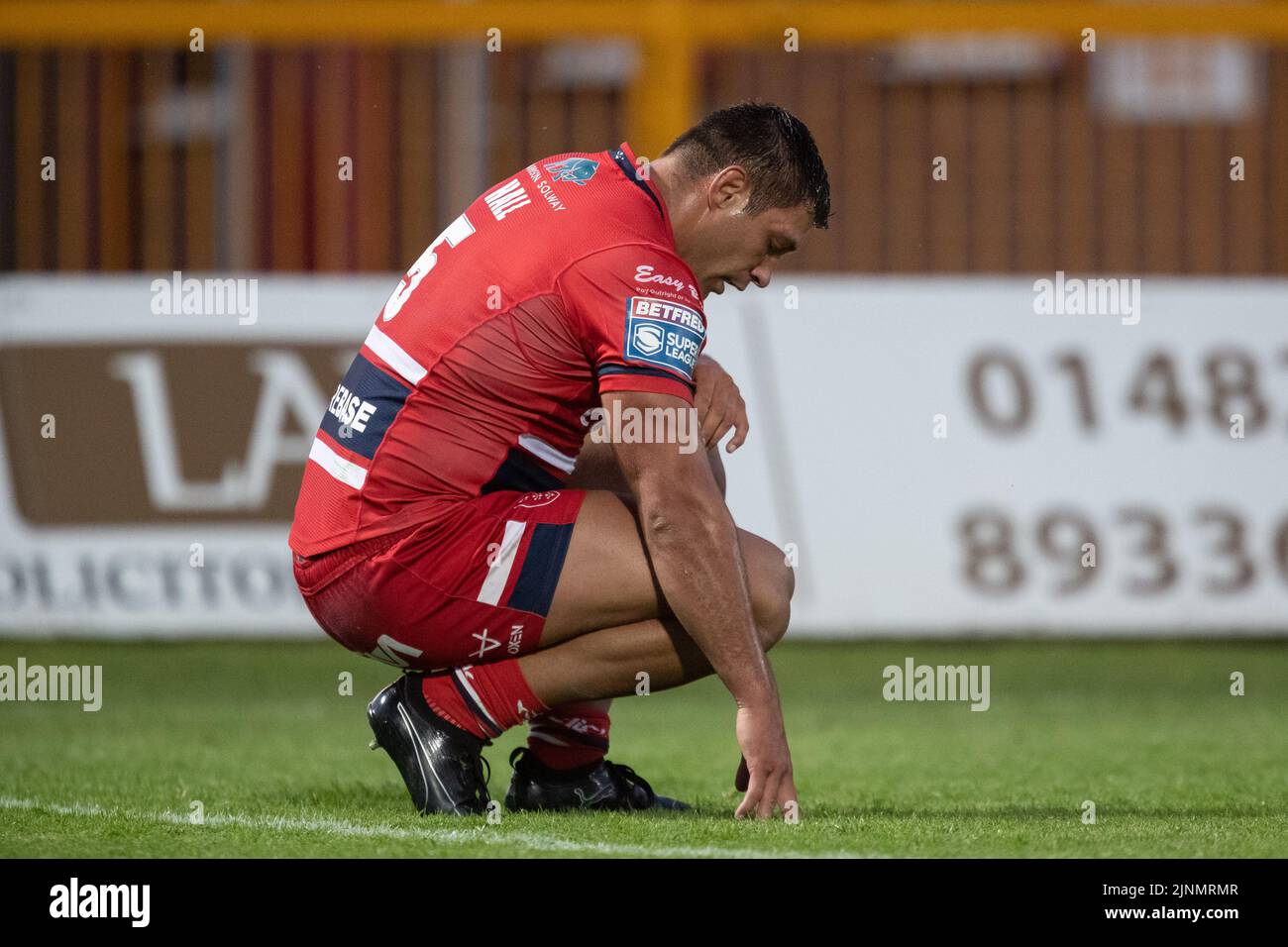 A dejected Ryan Hall #5 of Hull KR during the game Stock Photo - Alamy
