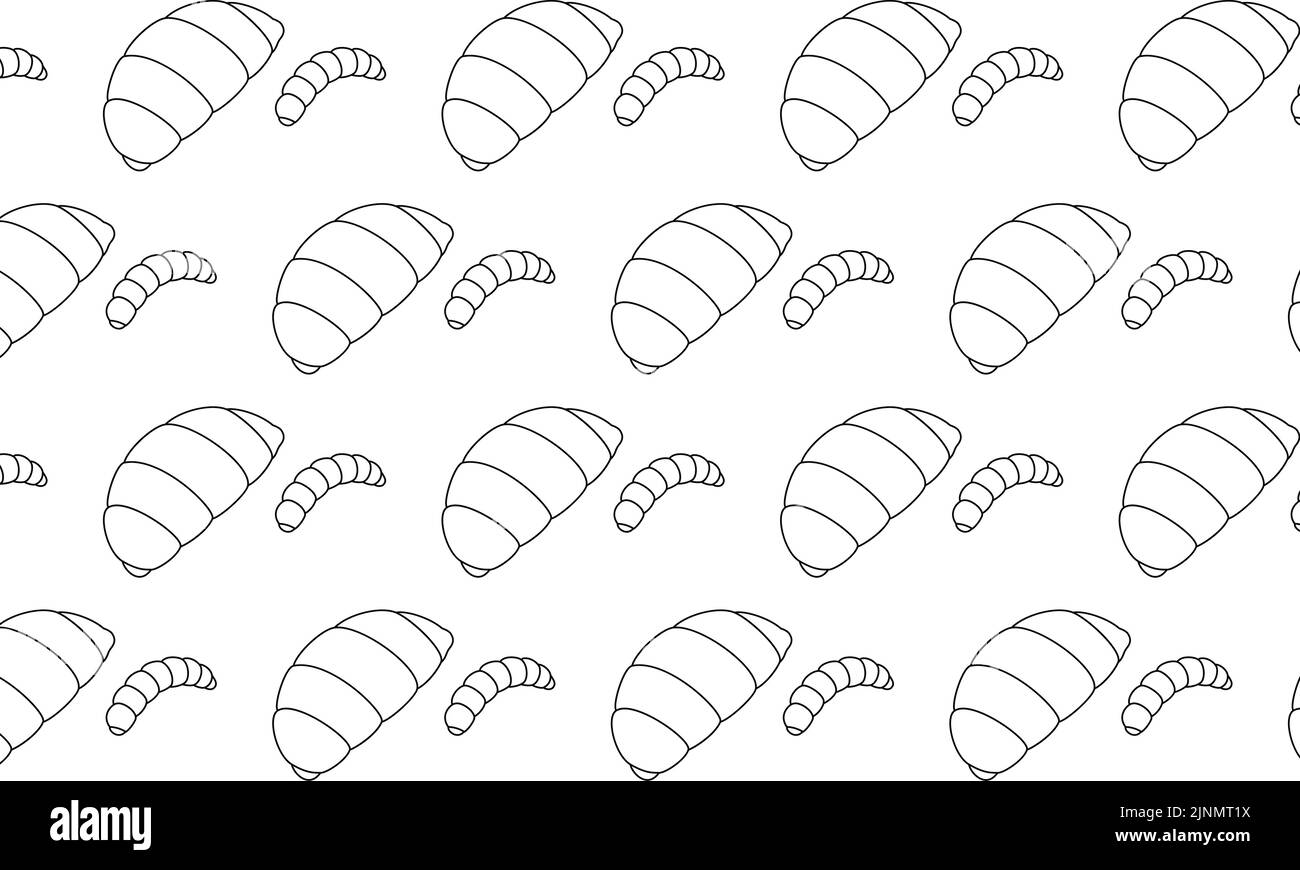 Seamless pattern vector bees Cut Out Stock Images & Pictures - Alamy