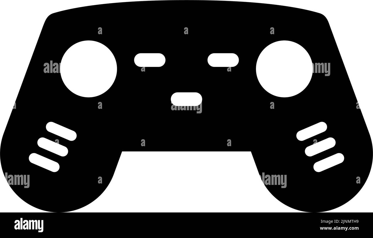 Simple controller icon, black and white Stock Vector Image & Art - Alamy