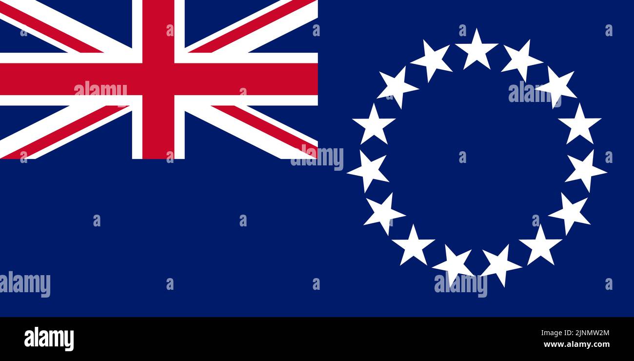 The national flag of the world, Cook Islands Stock Vector Image & Art ...