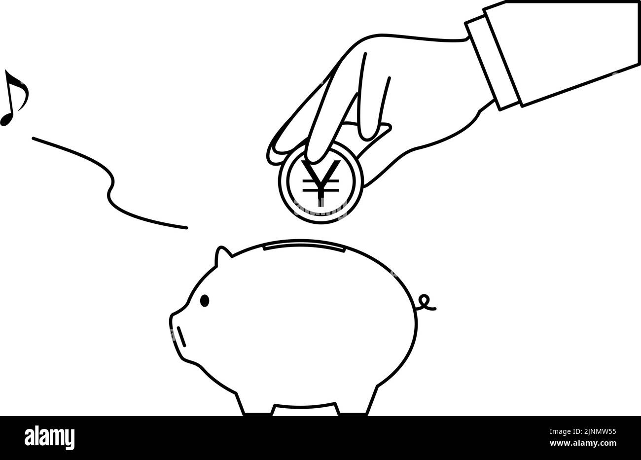 Put money in Stock Vector Images - Alamy