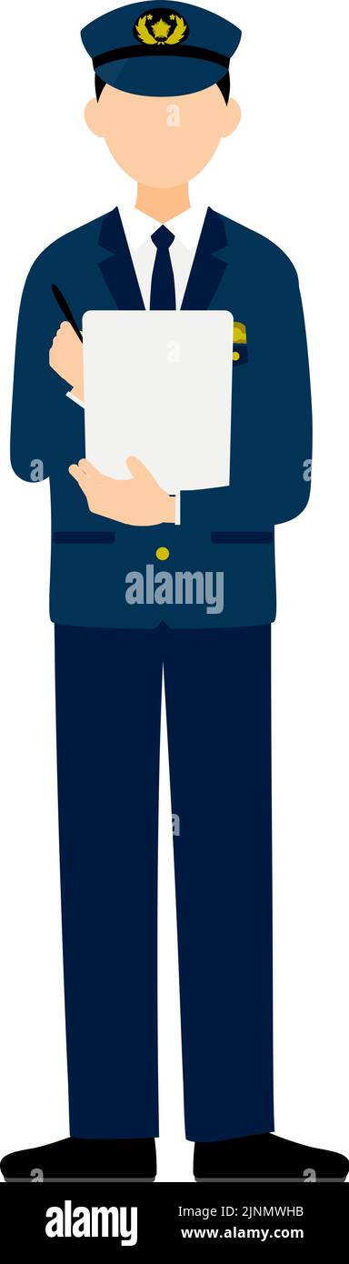 Interview police officer Stock Vector Images - Alamy