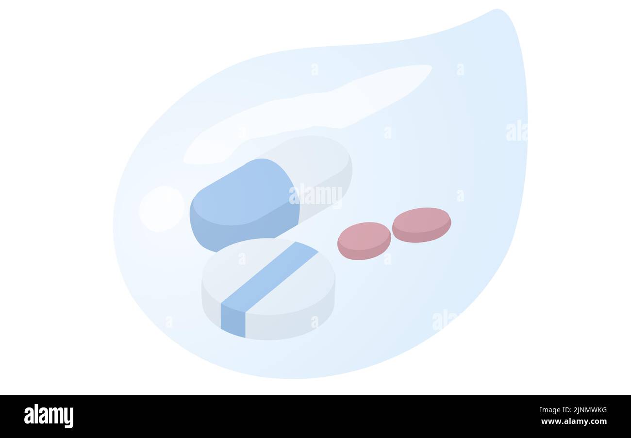 Medication jelly Stock Vector Images - Alamy