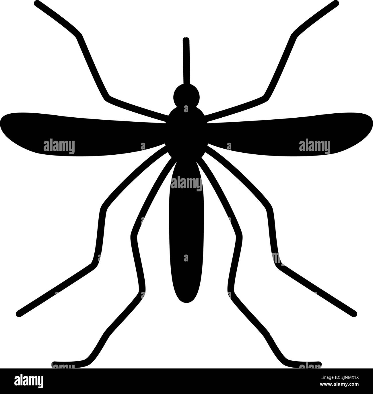 Simple icon of unpleasant pests, mosquitoes Stock Vector Image & Art ...