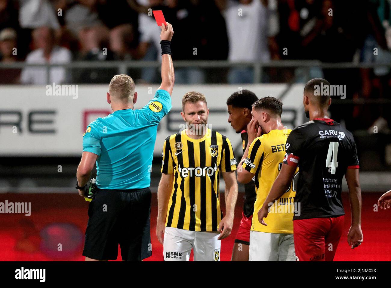 Rotterdam, Netherlands. 12th Aug, 2022. ROTTERDAM - Referee Alex Boss ...