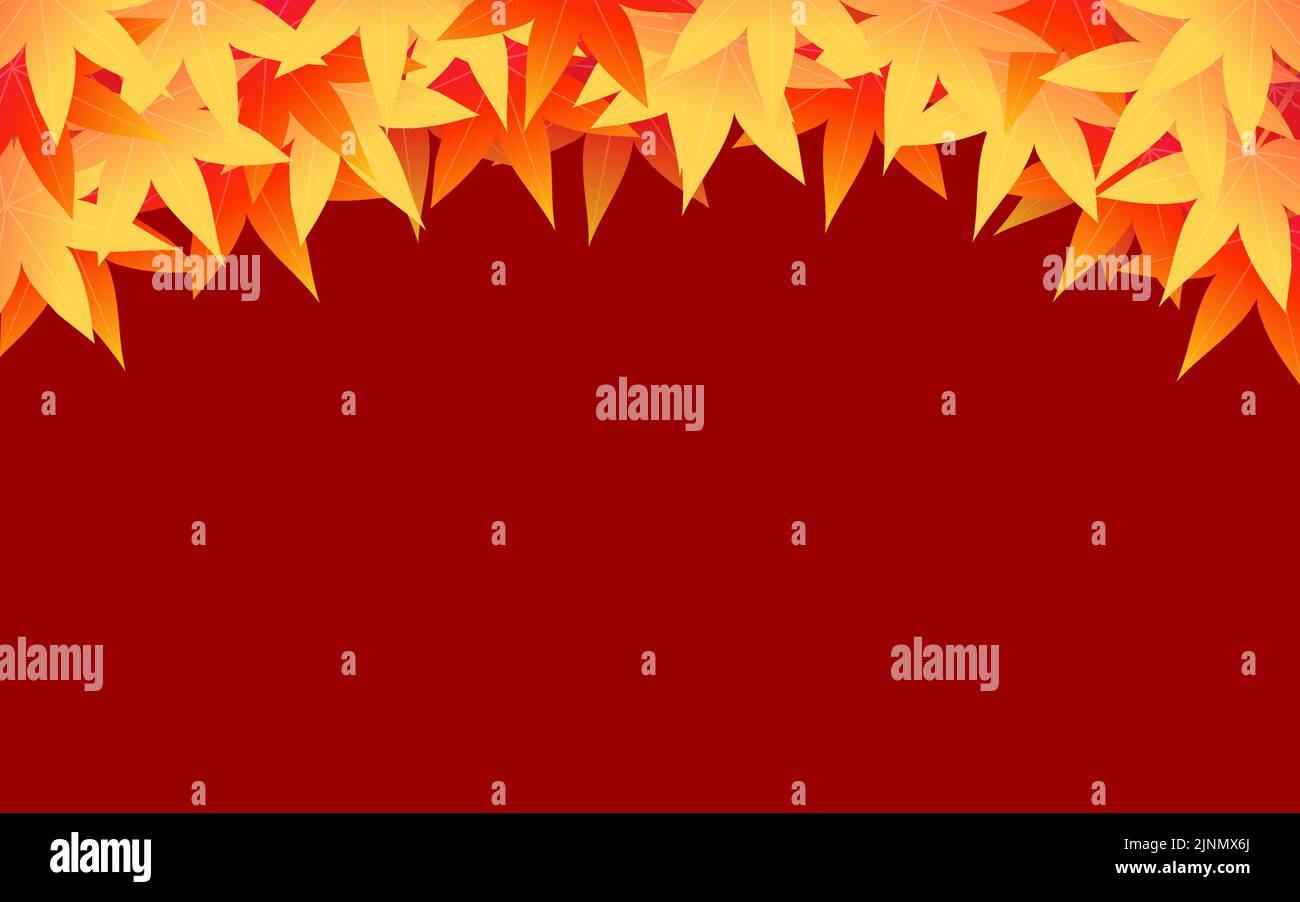 Autumn leaves background and copy space Stock Vector Image & Art - Alamy