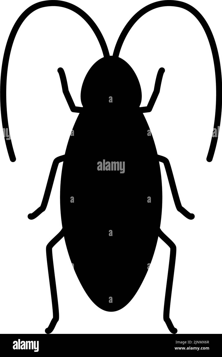 Cockroach, a simple icon of unpleasant pests Stock Vector Image & Art ...