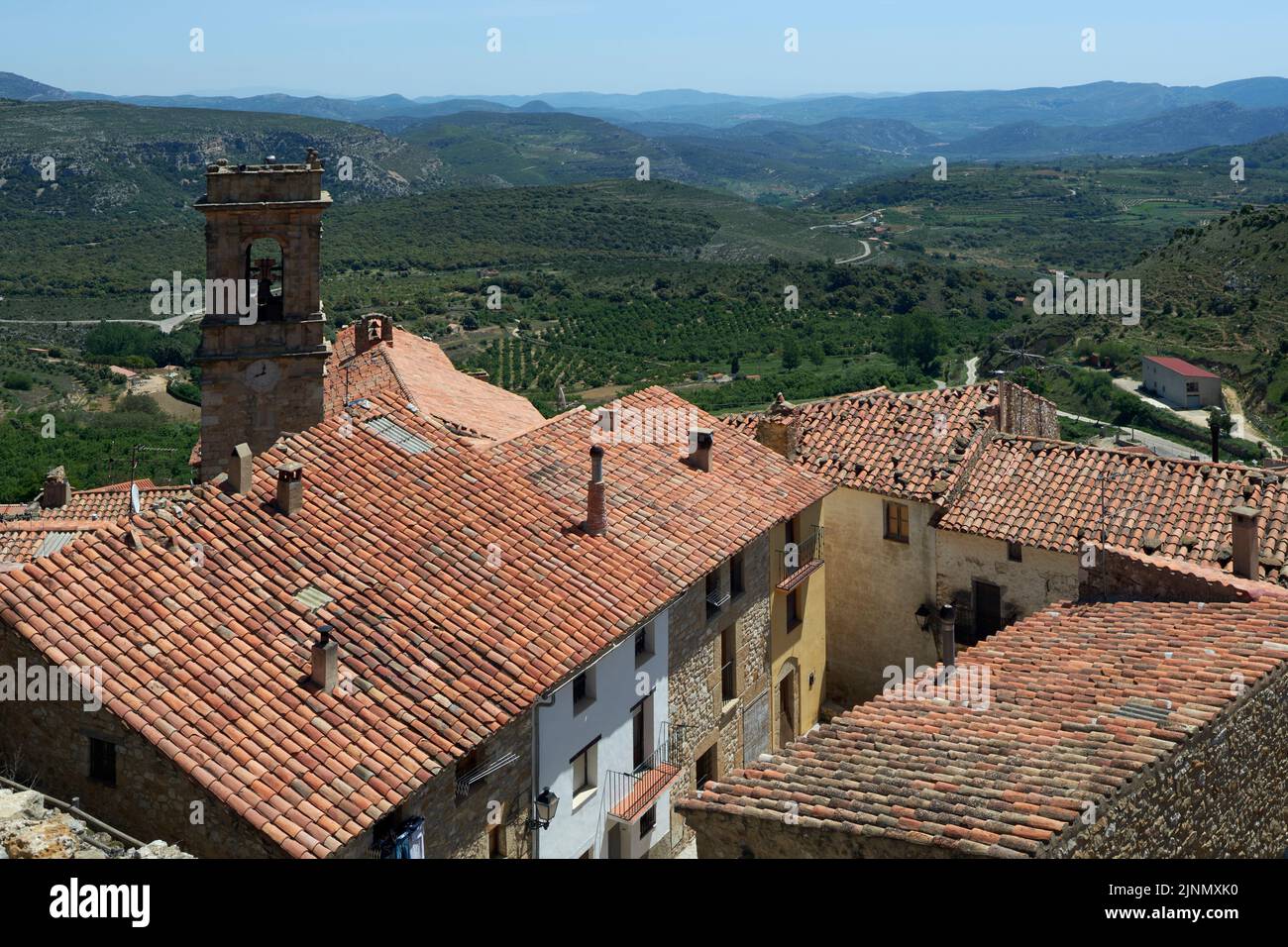 square of the old hospital of the town of Culla, declared the most ...