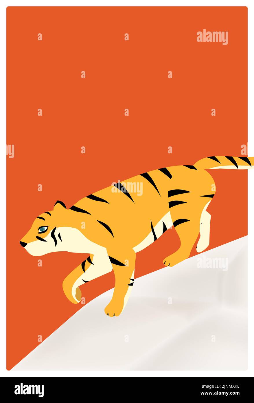 Tiger stepping Stock Vector Images - Alamy