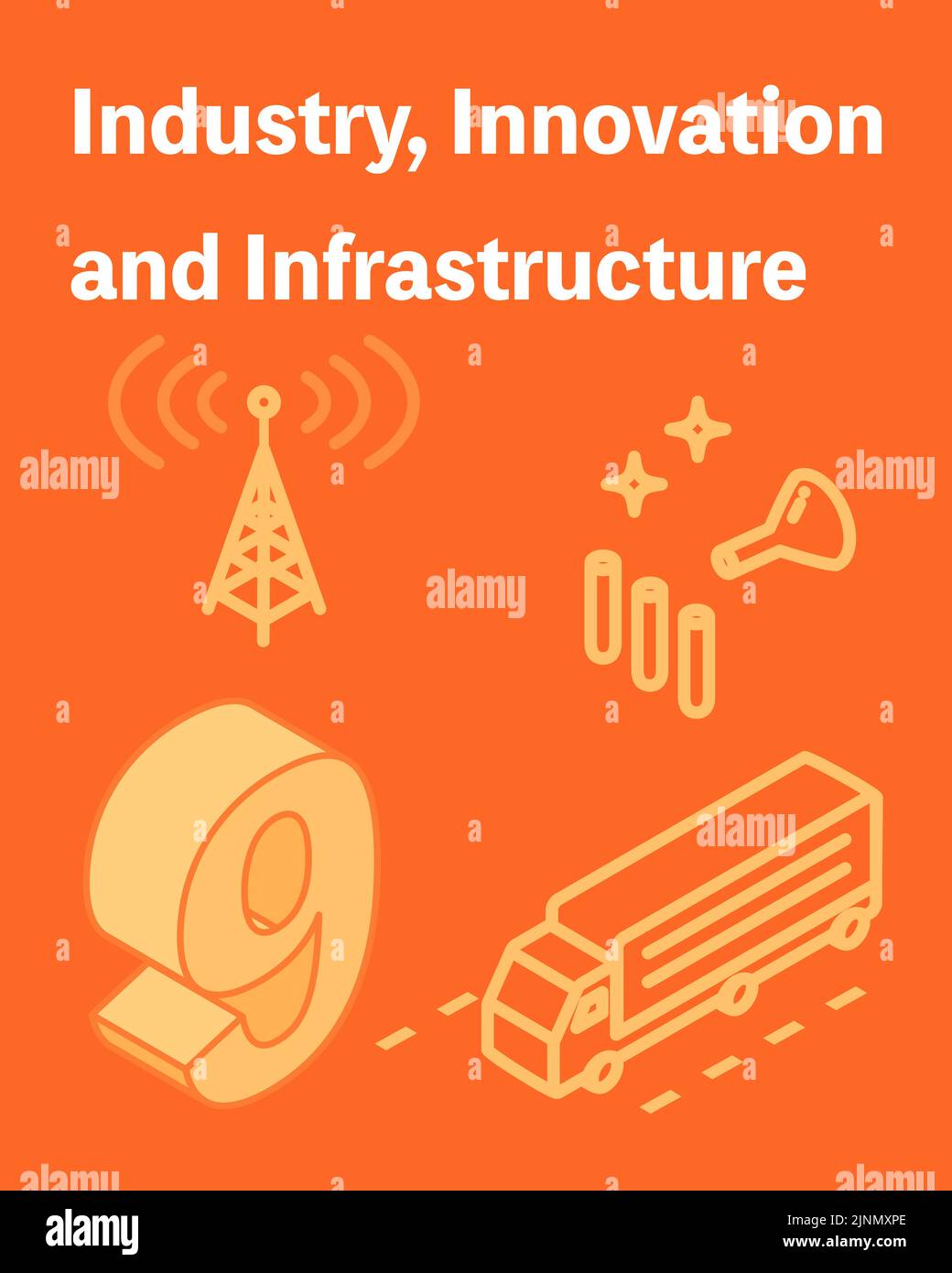 SDGs Goal 9, Industry, innovation, infrastructure Stock Vector Image ... SDGs Goal 9, Industry, innovation, infrastructure Stock Vector Image ...