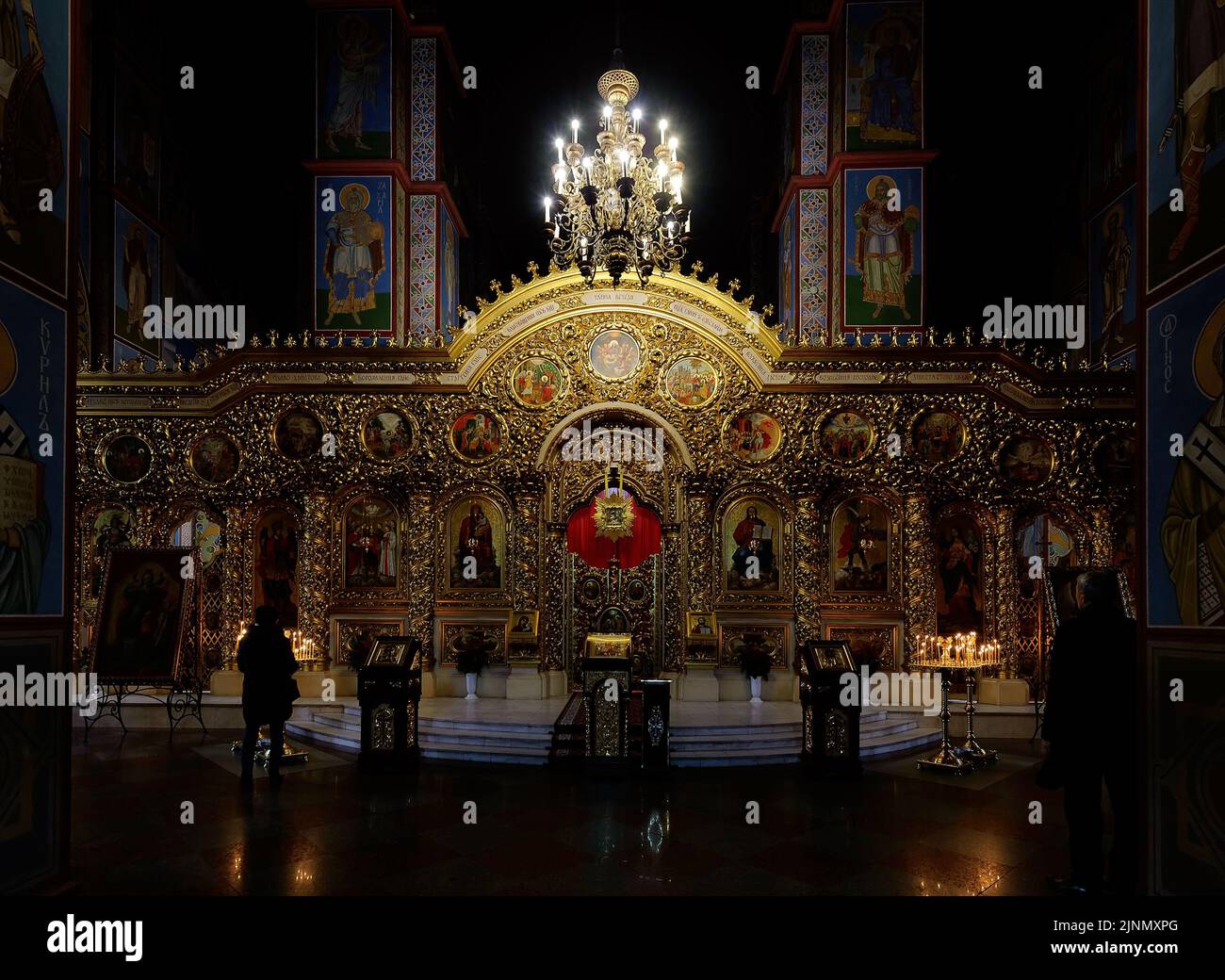 Interior of St. Michael's Golden-Domed Monastery in Kyiv Ukraine Stock ...