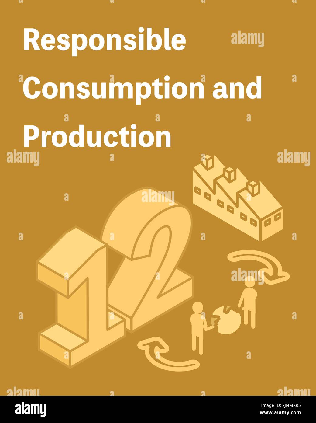 SDGs Goal 12, Responsible consumption, production Stock Vector Image ...