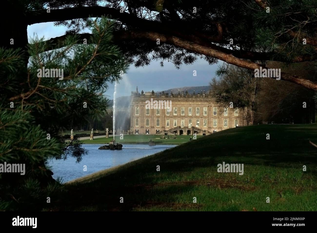 Chatsworth estate hardwick hi-res stock photography and images - Alamy