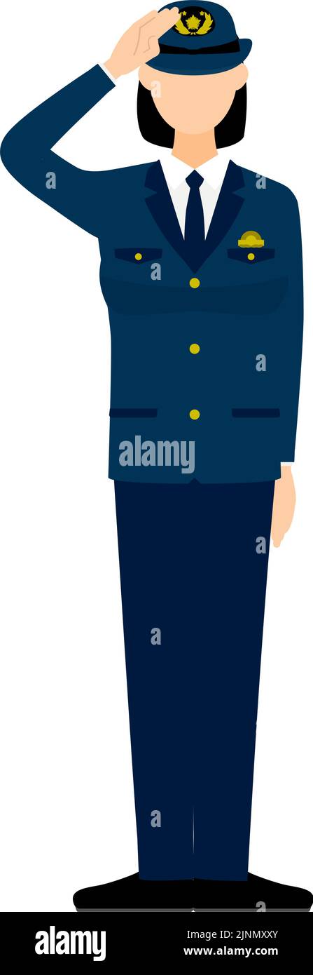 White woman police officer Stock Vector Images - Alamy