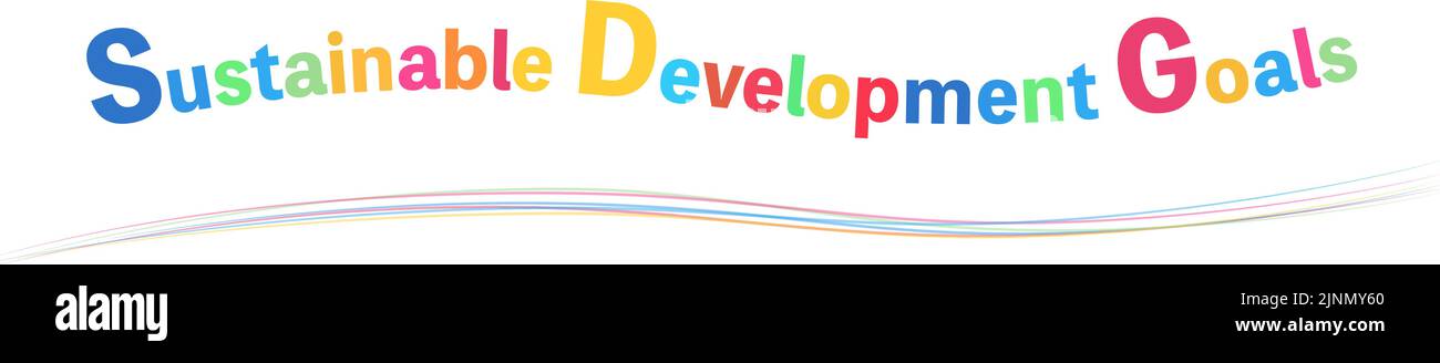 Colorful image logo of the SDGs Stock Vector Image & Art - Alamy