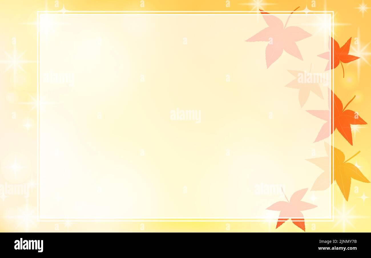 Autumn leaves background and copy space Stock Vector Image & Art - Alamy