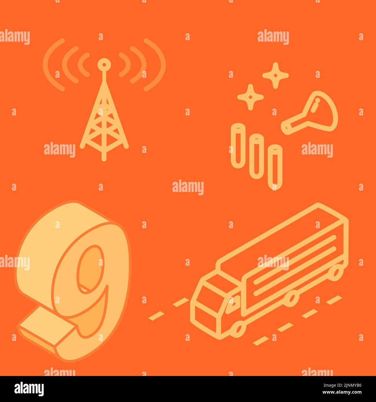 SDGs Goal 9, Industry, innovation, infrastructure Stock Vector Image ...