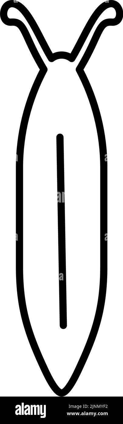 A simple icon of unpleasant pests, slugs Stock Vector Image & Art - Alamy