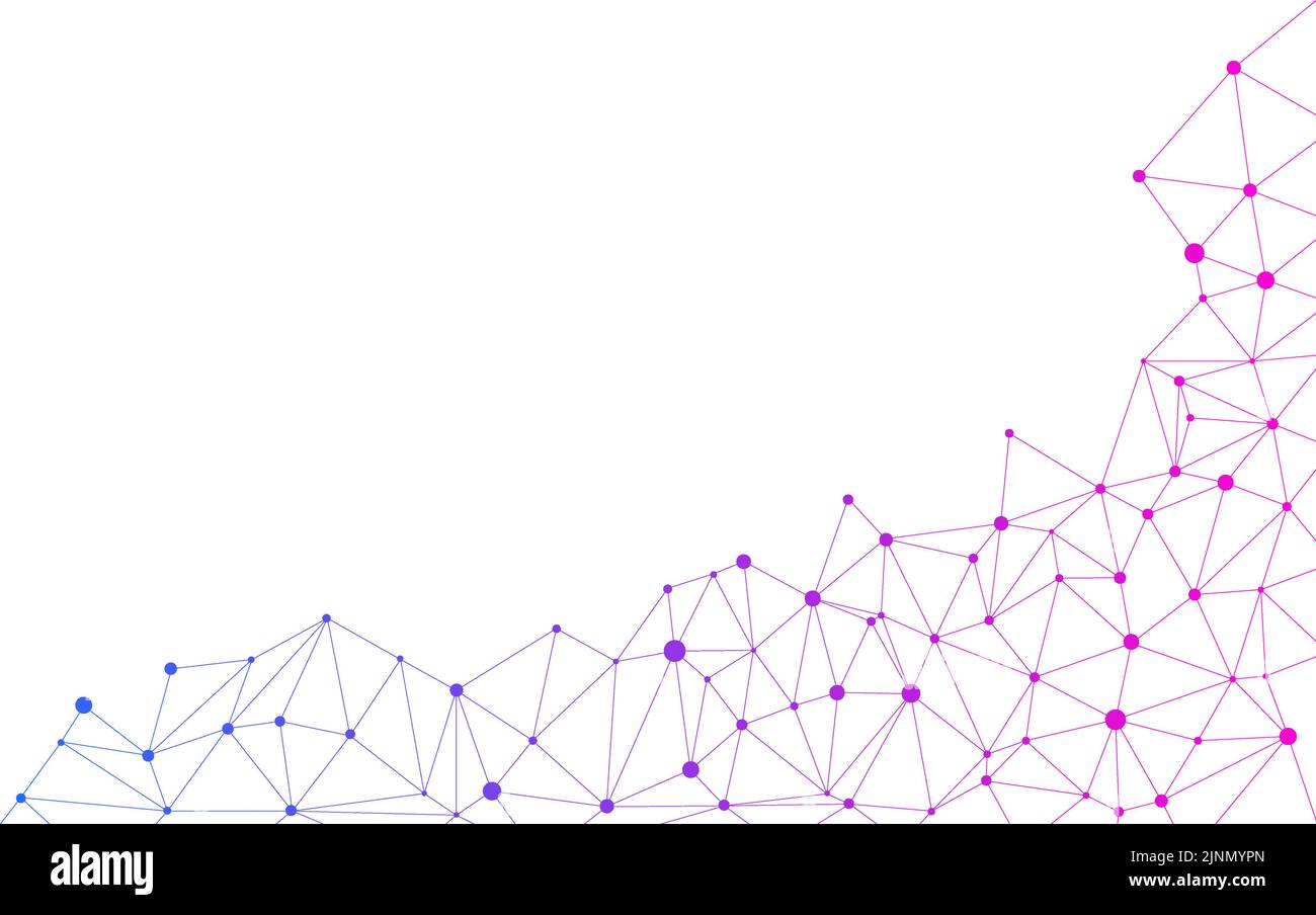 Abstract material with the image of a network of purple gradients Stock ...