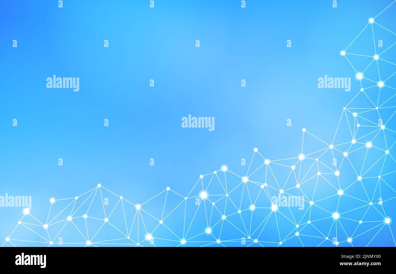Network abstract, blue gradient background Stock Vector Image & Art - Alamy