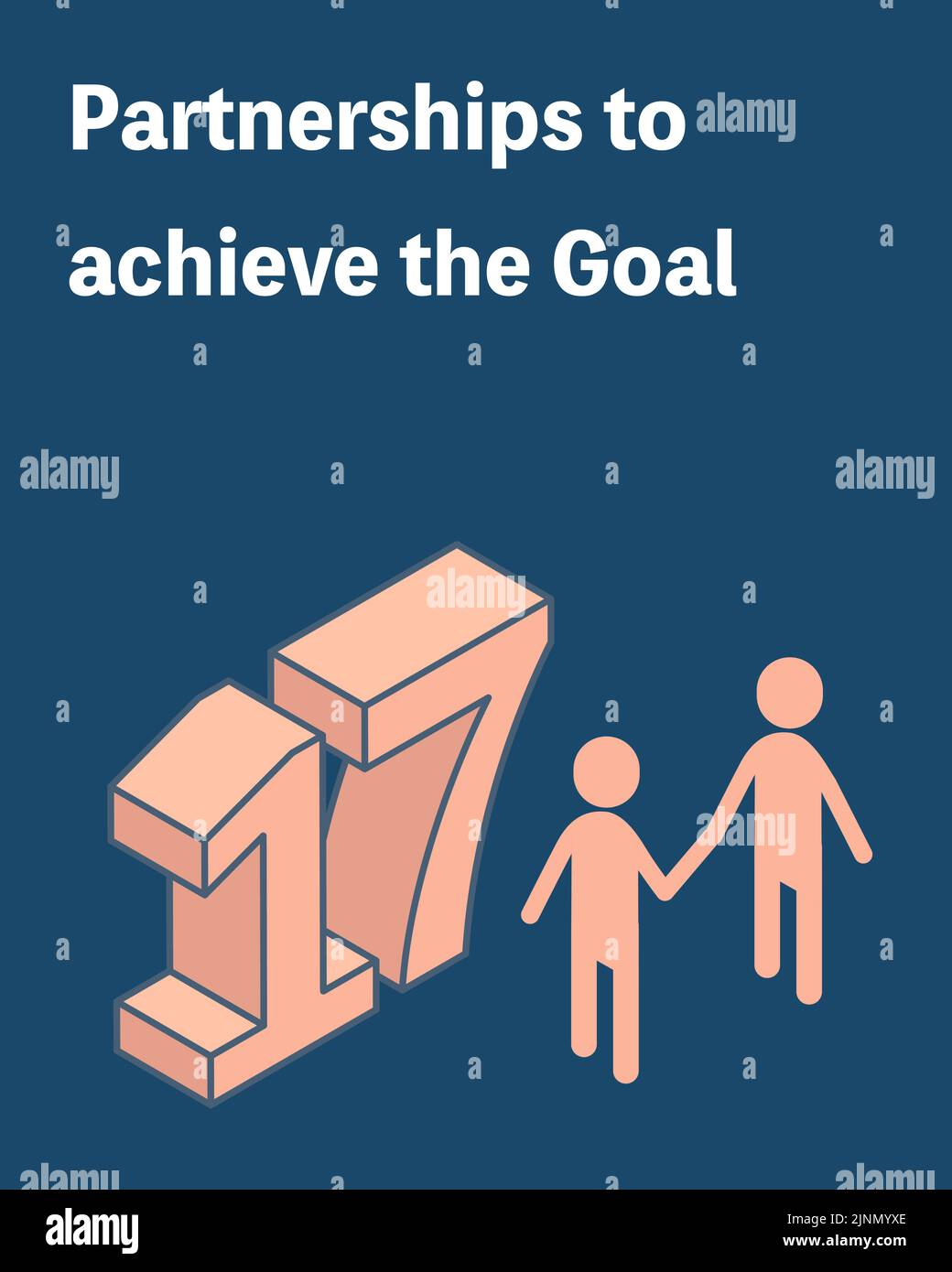 SDGs Goal 17, Partnerships for the goals Stock Vector Image & Art - Alamy