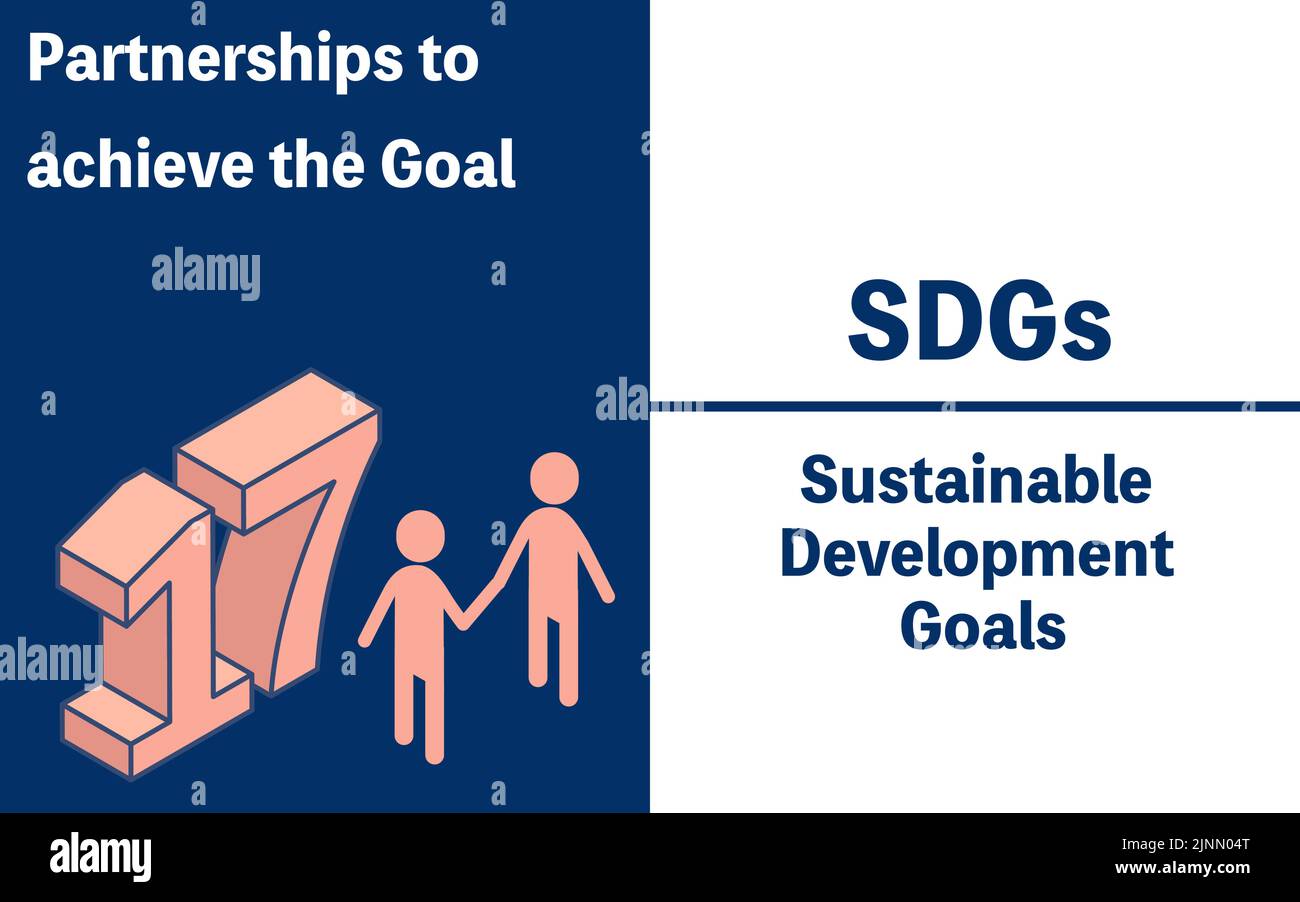 SDGs Goal 17, Partnerships for the goals Stock Vector Image & Art - Alamy