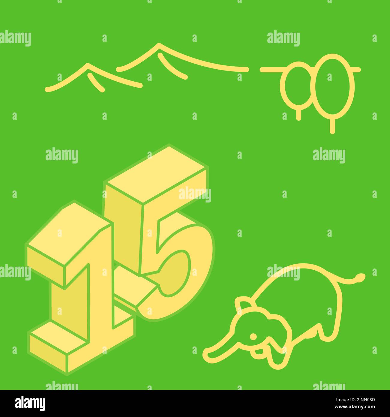 Goal 15 Stock Vector Images - Alamy