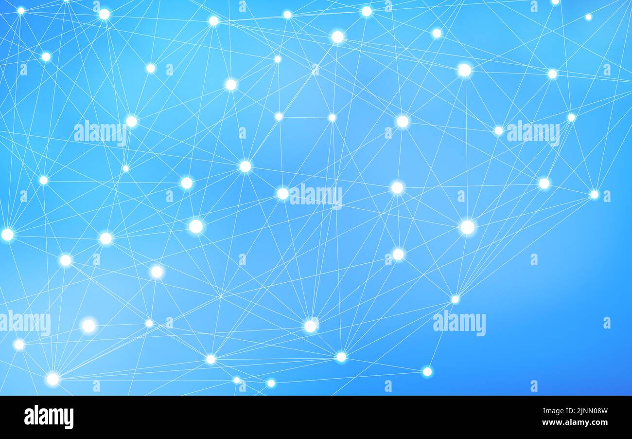 Network abstract, blue gradient background Stock Vector Image & Art - Alamy