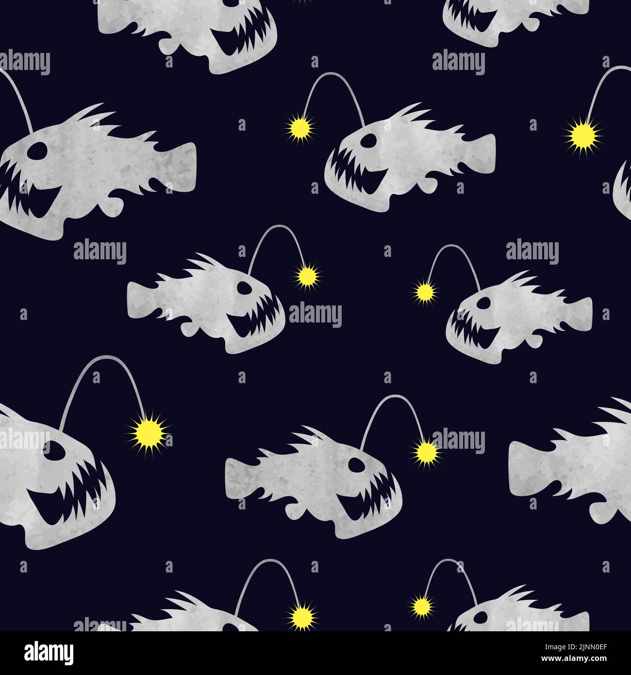 Deep sea angler fish Stock Vector Images - Alamy