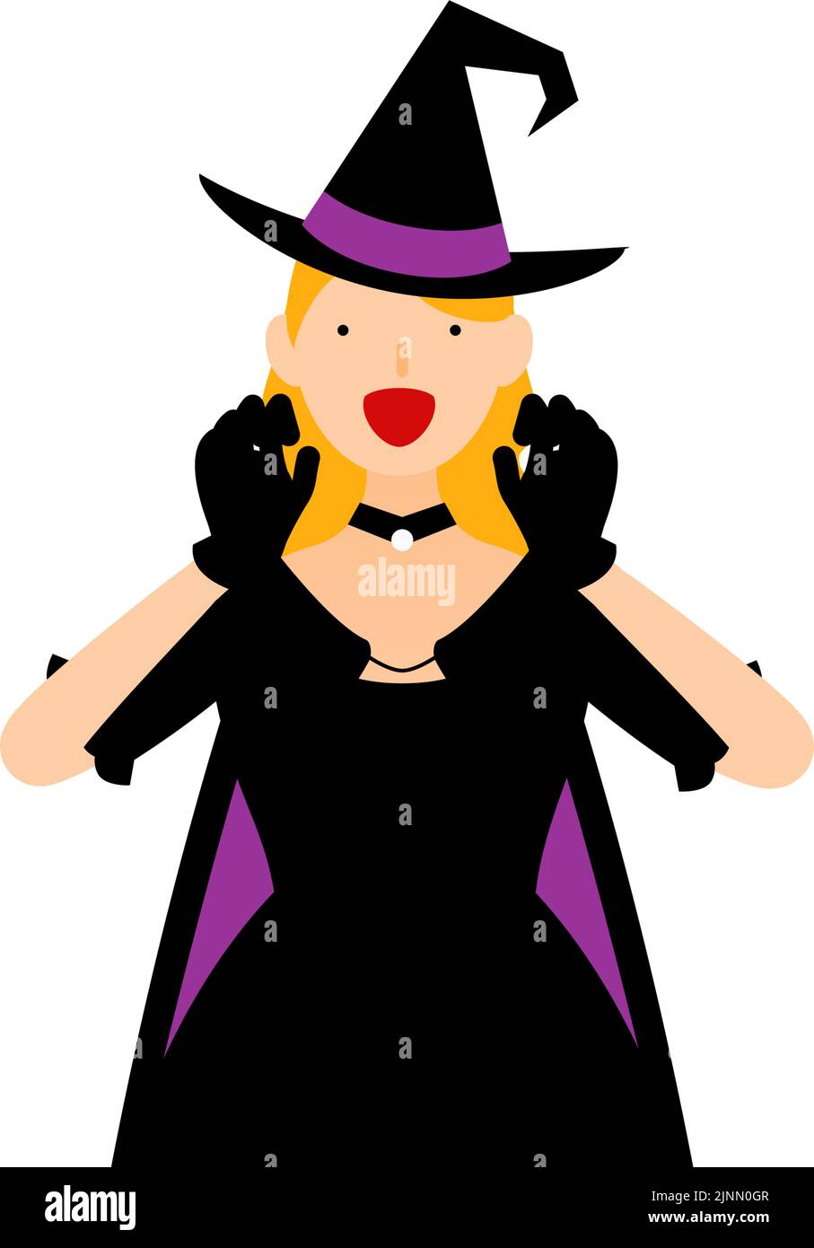 Woman Dressed In Medieval Clothing Stock Vector Images Alamy