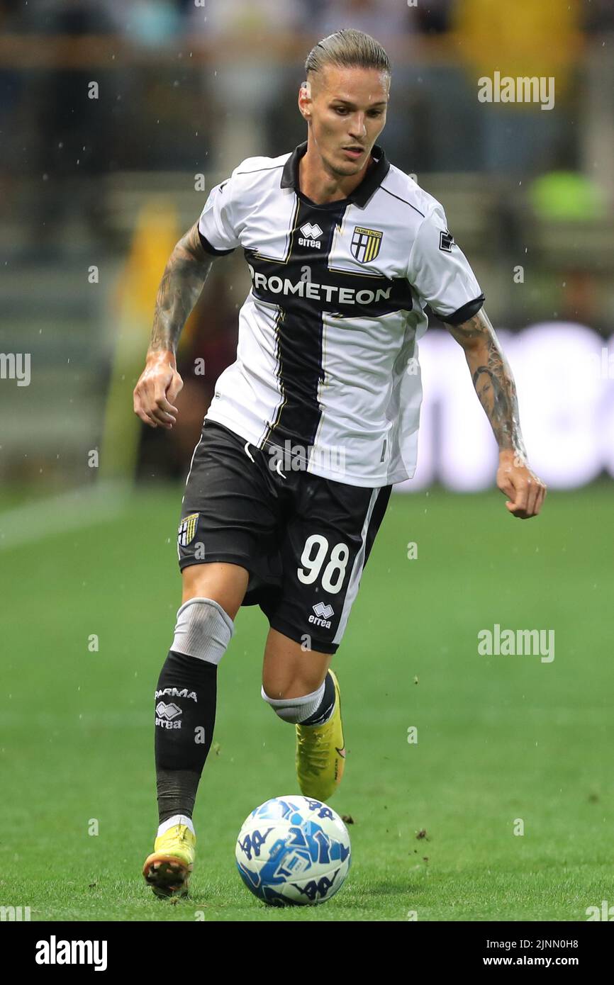 Parma, Italy. 12th Aug, 2022. Dennis Man (PARMA CALCIO) during Parma ...