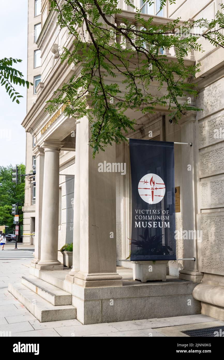Washington, DC - June 27, 2022: The Victims of Communism Museum is a ...