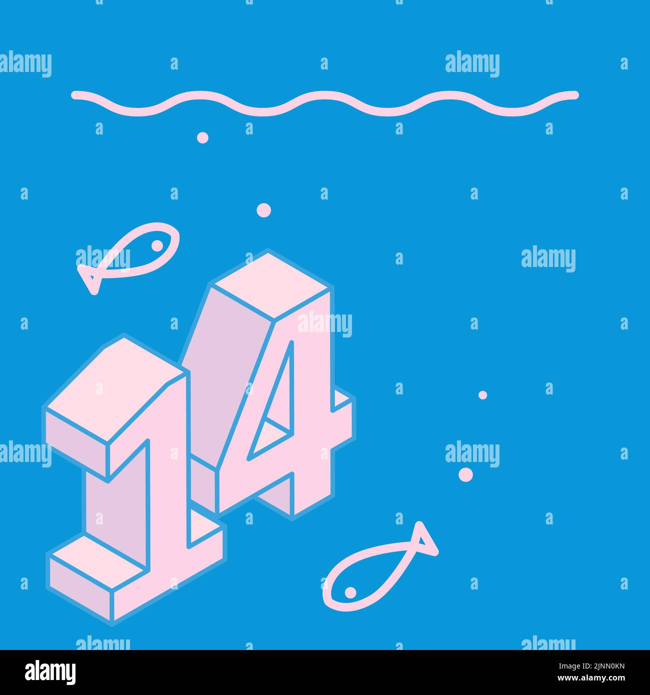 Goal 14 life below water Stock Vector Images - Alamy