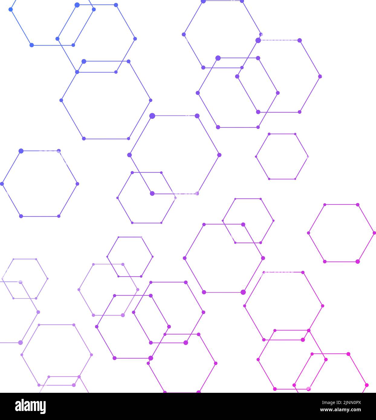 Overlapping hexagons pattern hi-res stock photography and images - Alamy