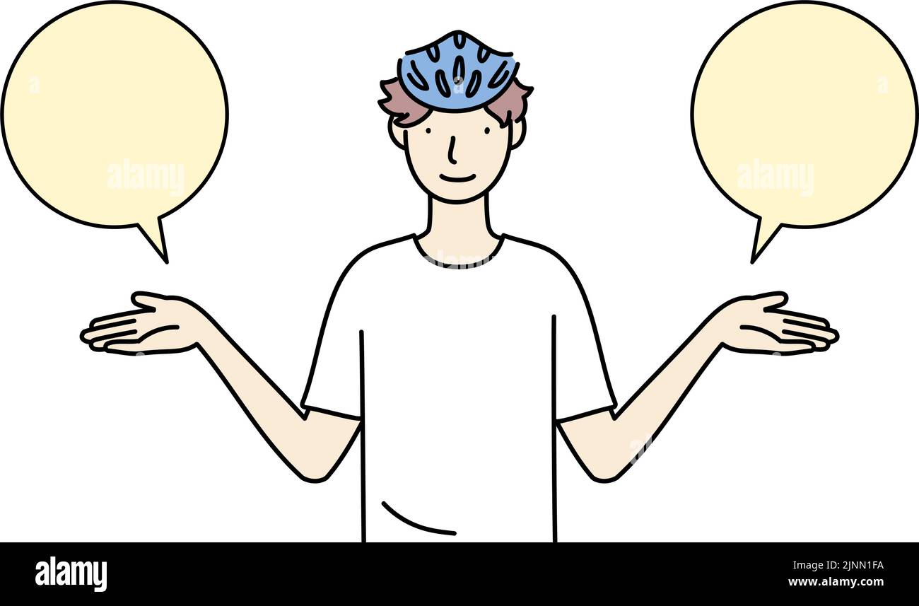 One line drawing person presenting Stock Vector Images - Alamy