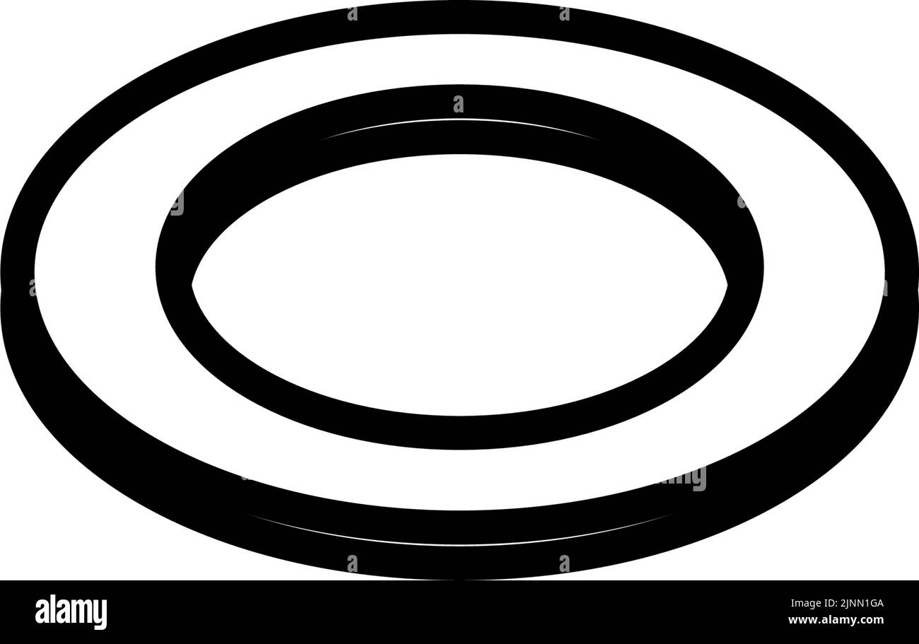 Simple black and white washer isometrics icon, skeletal parts Stock ...
