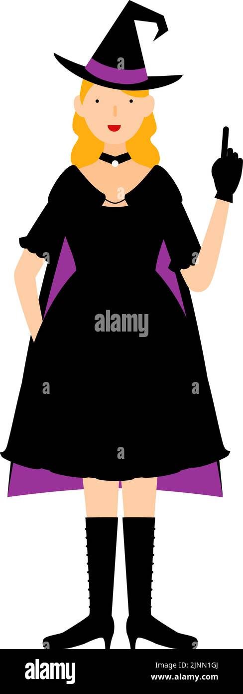 Witch school costume Cut Out Stock Images & Pictures - Alamy