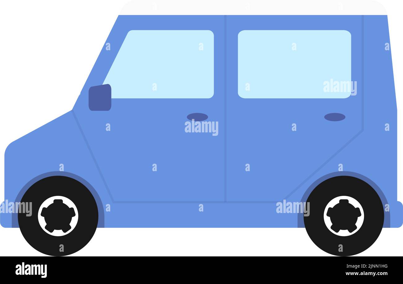 A simple blue mini car Stock Vector Image & Art - Alamy
