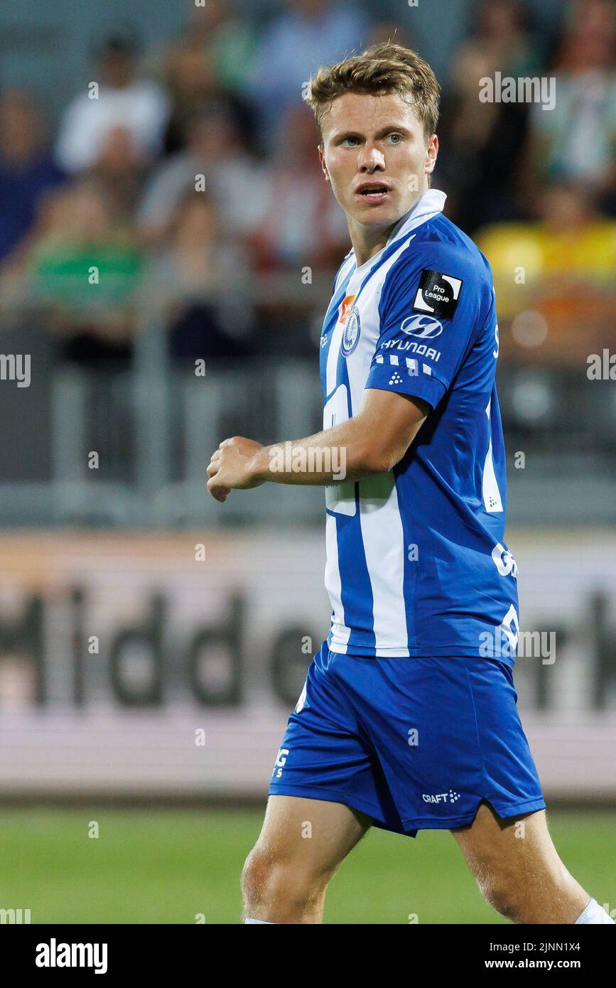 Oostende, Belgium. 12th Aug, 2022. Gent's Matisse Samoise pictured ...