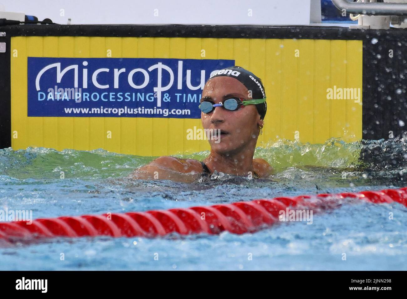 Rome, Italy. 12th Aug, 2022. Simona Quadarella (ITA) during the LEN ...