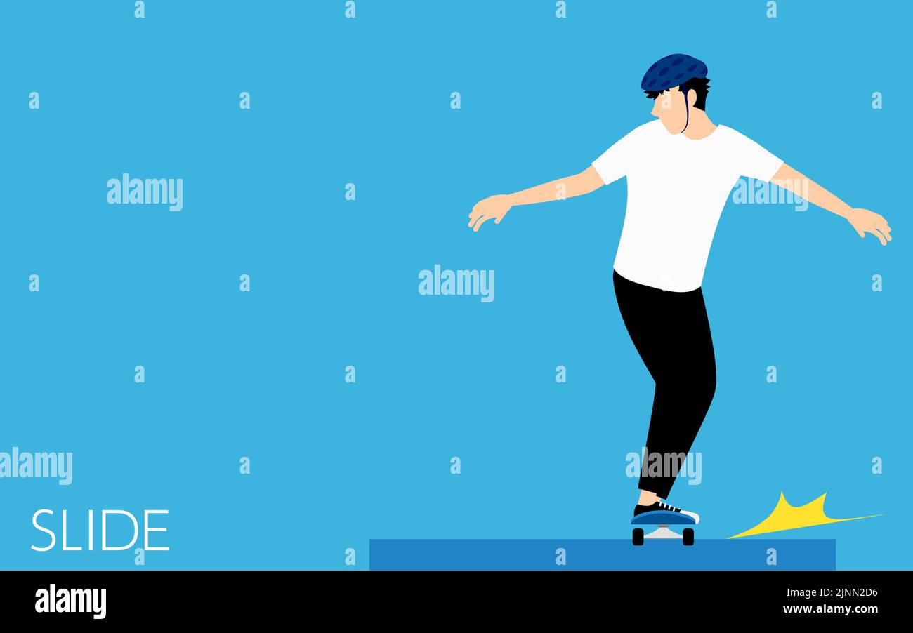 Sliding down vector vectors hi-res stock photography and images - Alamy