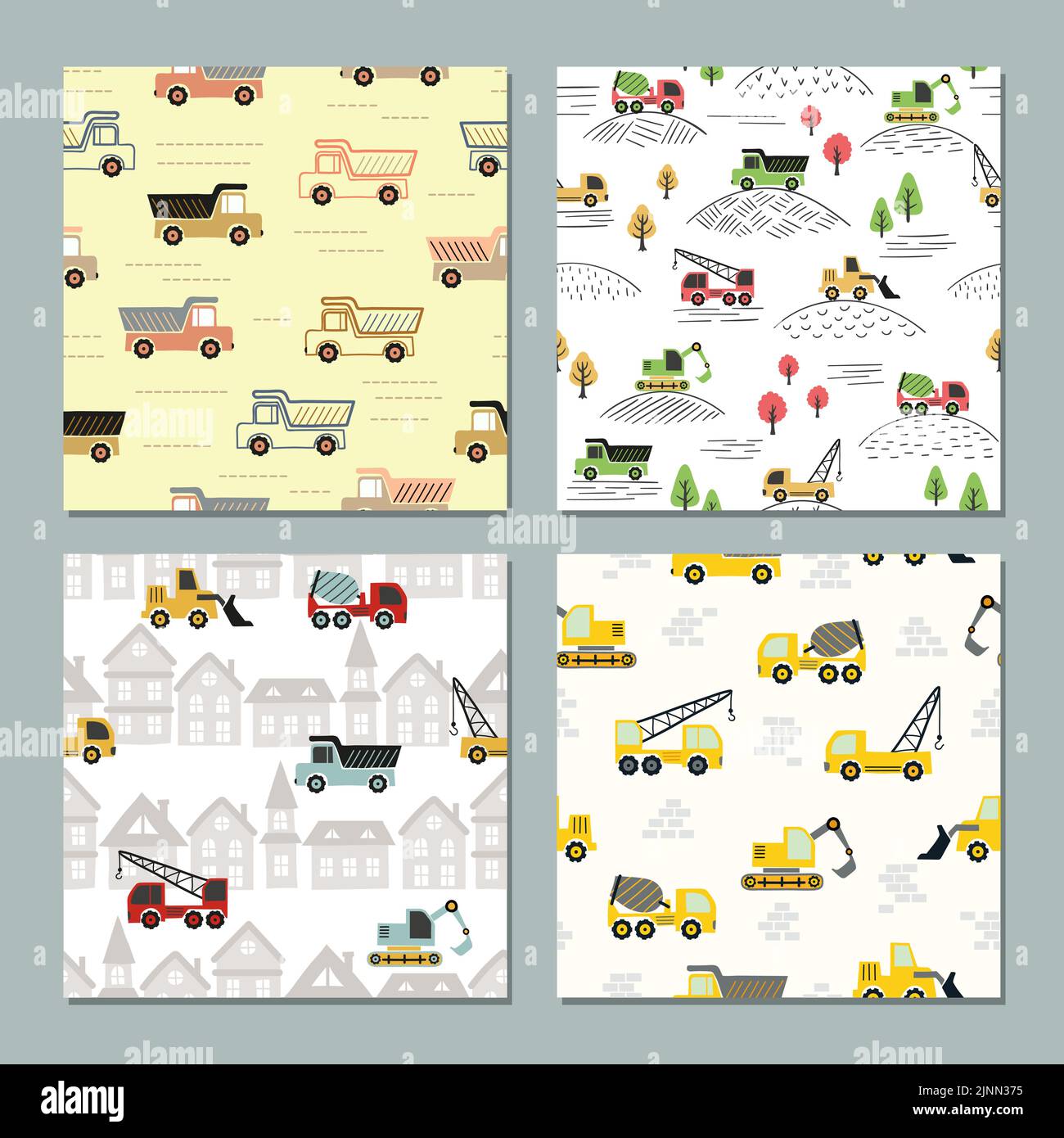 Truck wallpaper kids hi-res stock photography and images - Alamy