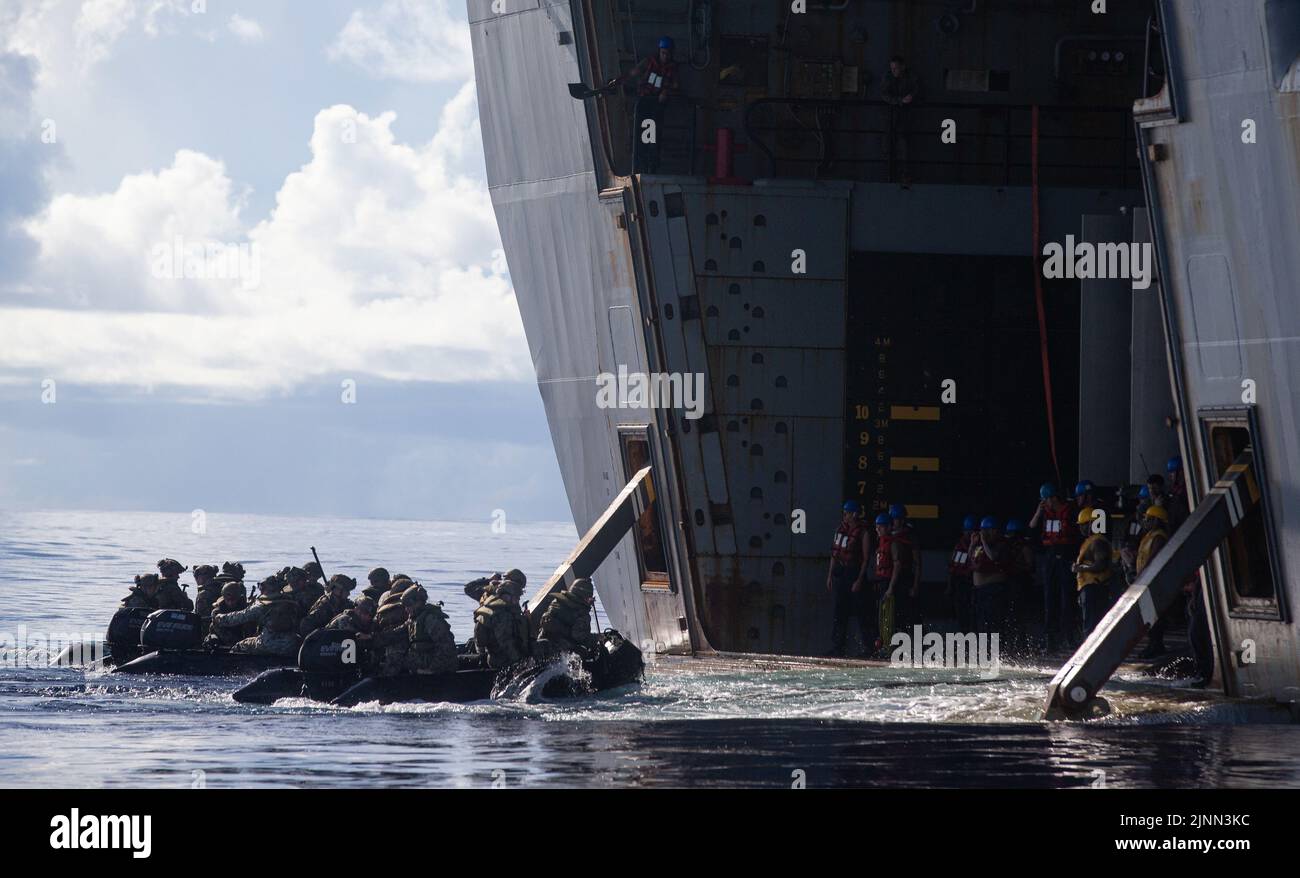 U.S. Marines with Battalion Landing Team 2/5, 31st Marine Expeditionary ...