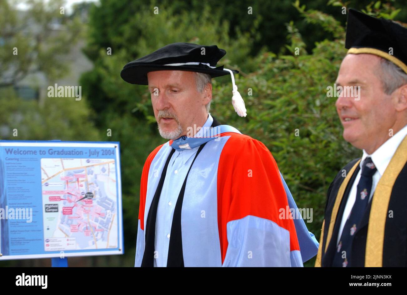 Southampton University, 20/07/04 Academy award winning director James ...