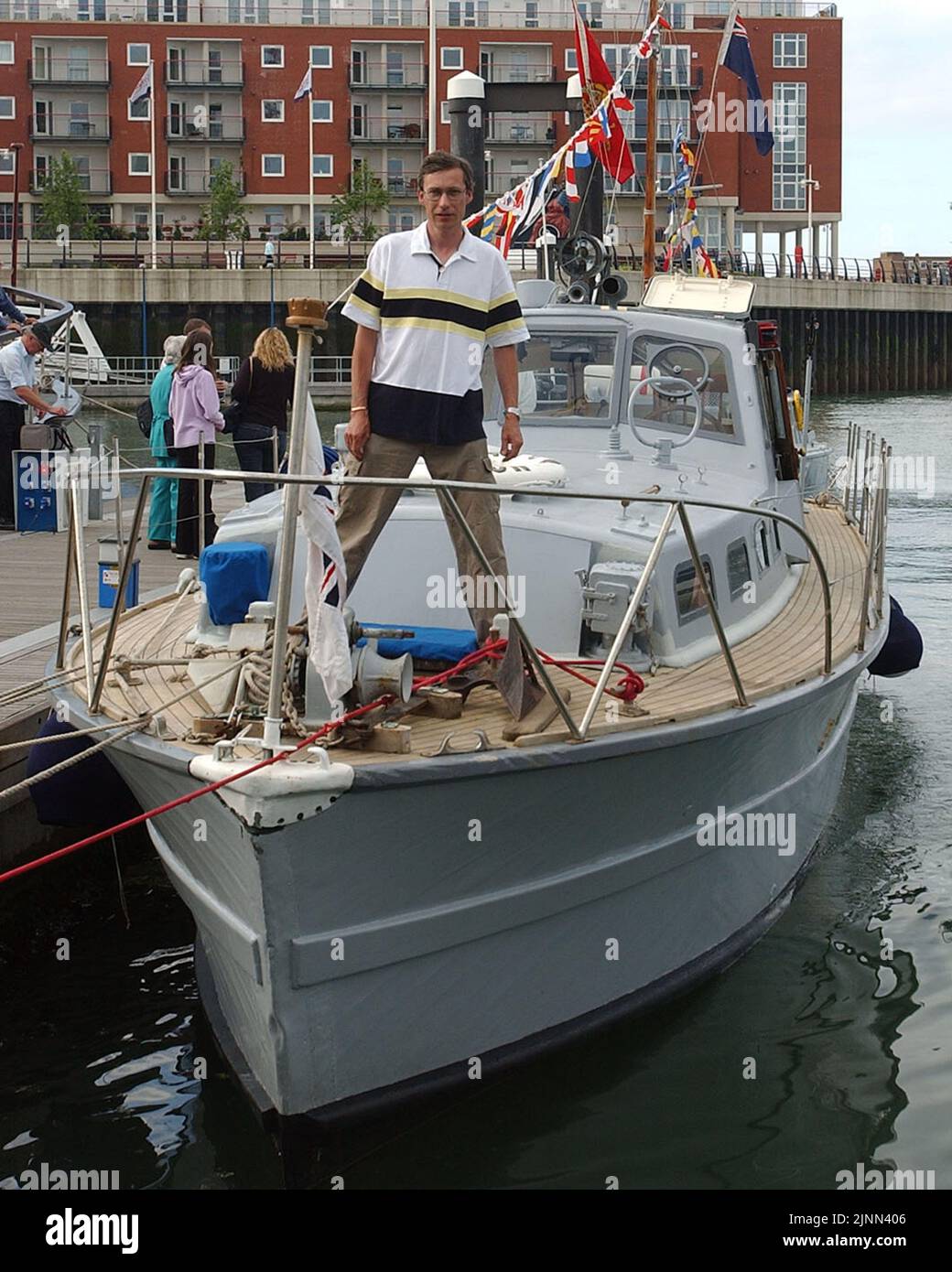 HYPERION THE SMALLEST BOAT USED IN THE D.DAY LANDINGS IS TO BE MADE INTO A HOUSEBOAT BY OWNER ...