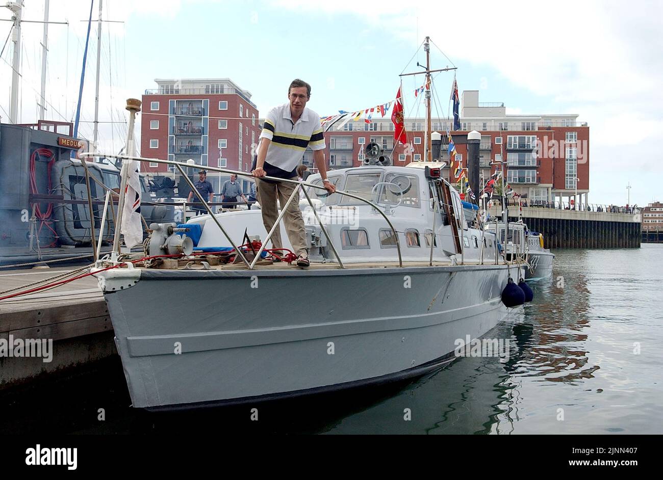 HYPERION THE SMALLEST BOAT USED IN THE D.DAY LANDINGS IS TO BE MADE INTO A HOUSEBOAT BY OWNER ...