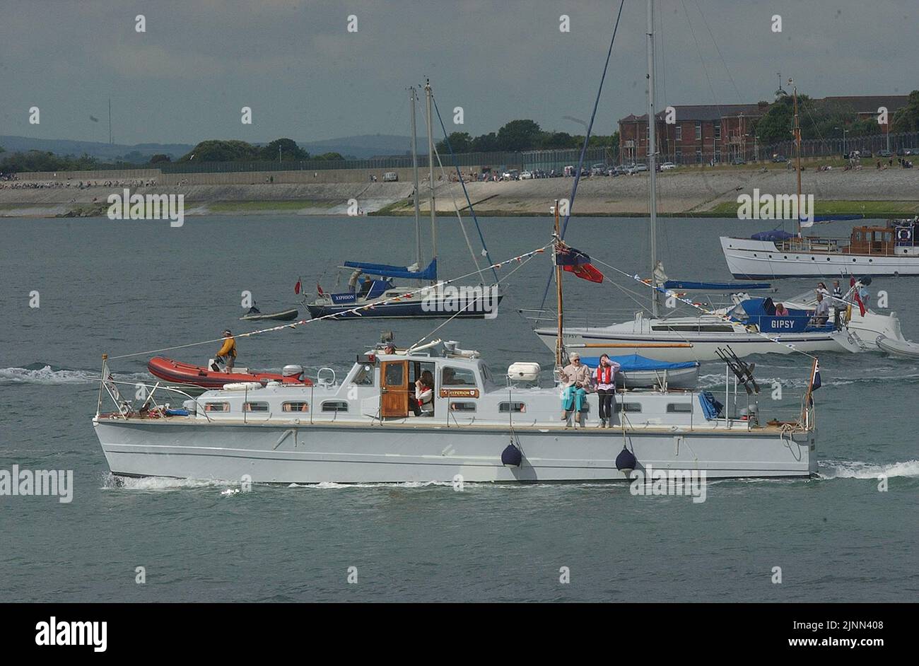 HYPERION JOINS THE FLOTILLA CROSSING THE CHANNEL TO CELEBRATE THE 6OTH ANNIVERSARY OF THE D. DAY ...