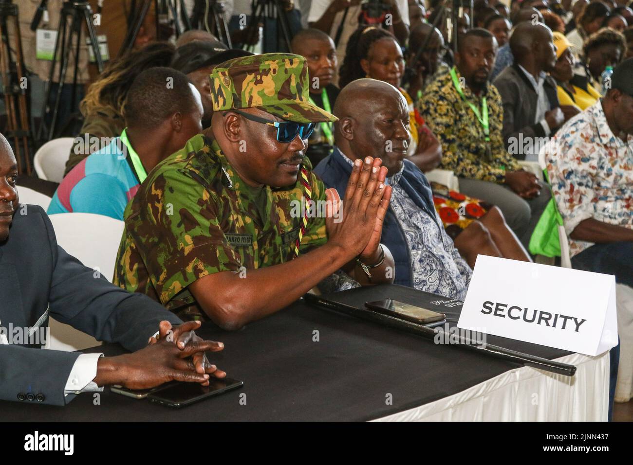 Nakuru, Kenya. 12th Aug, 2022. Peter Mwanzo, Nakuru County Commander ...