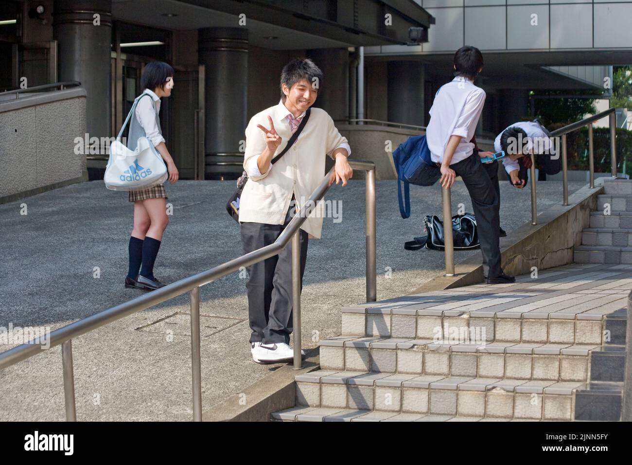 Japan high school campus hi-res stock photography and images - Alamy