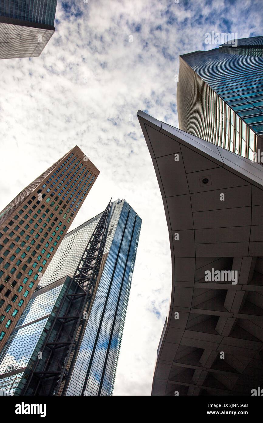 High-rise buildings in Shiodome, Chuo-ku, Tokyo, Japan Stock Photo - Alamy